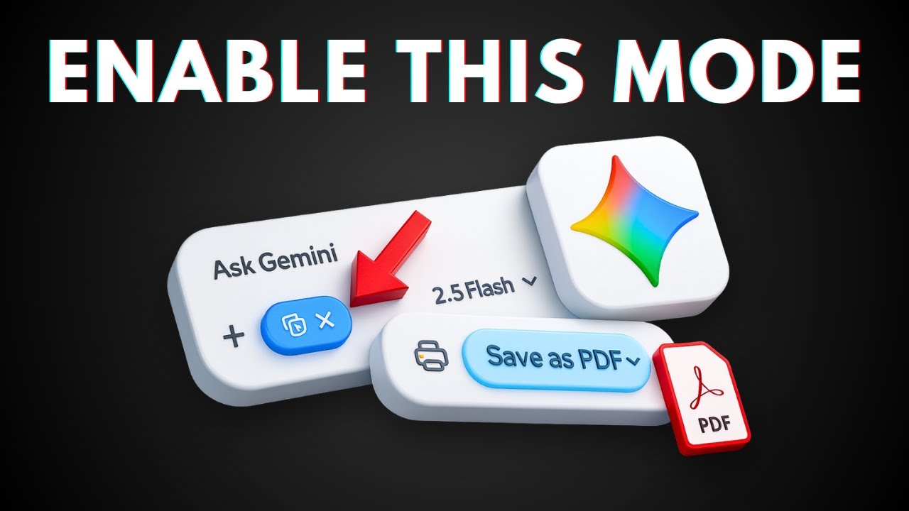 How to DOWNLOAD Your Gemini Conversations as PDF with Canvas Mode