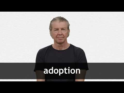 ADOPTION definition and meaning | Collins English Dictionary