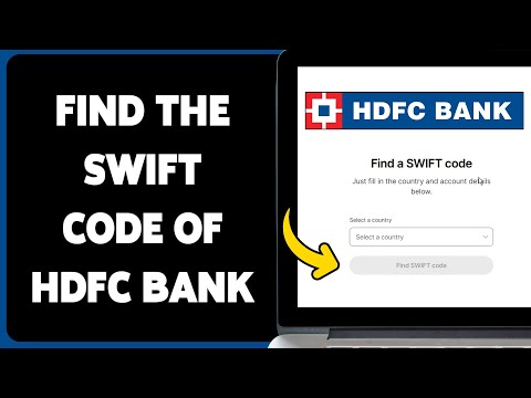 How To Find The SWIFT Code Of HDFC Bank 2025 | Locate HDFC Bank SWIFT/BIC Code