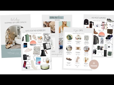 2022 Holiday Shoppable Gift Guide Catalog!