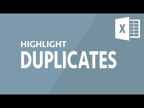 Highlight Duplicate Values with Conditional Formatting in Excel