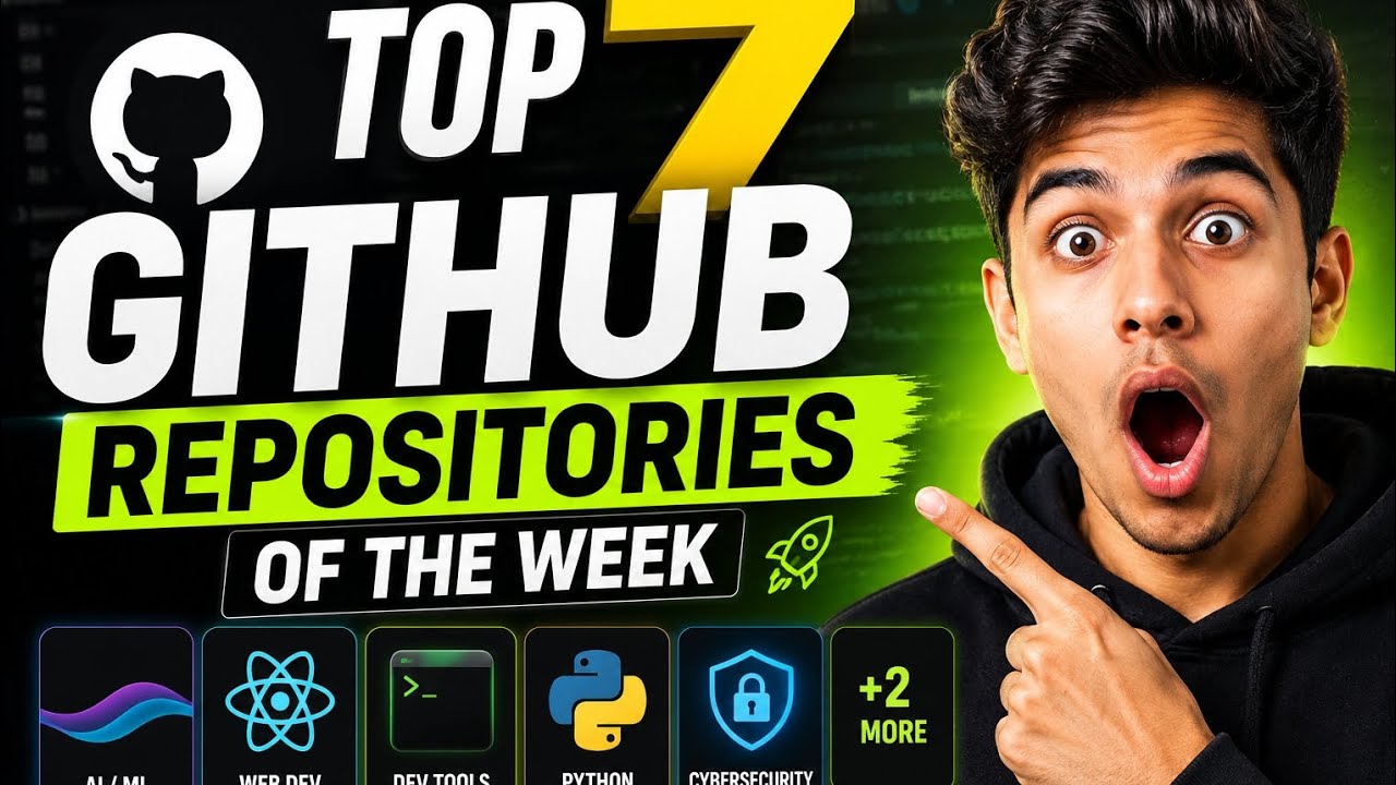 Top 7 GitHub Repository OF The Week in Artificial intelligence and Open Source