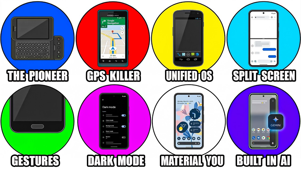Every Android Version Explained in 15 Minutes