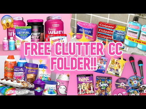 *NEW* MY CC IS FREE! 🥰 250+ CLUTTER CC DOWNLOAD | CC LINKS | THE SIMS 4 // THANK YOU FOR 10K!!