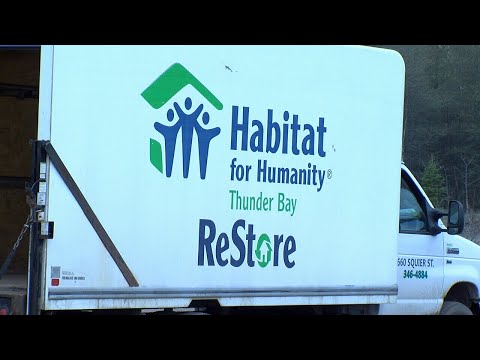 Habitat for Humanity ReStore donations being collected at landfill