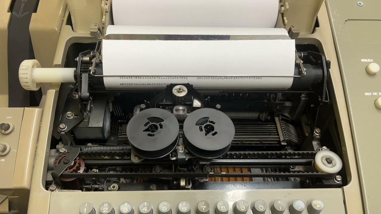 ASR33 Teletype quick Demo