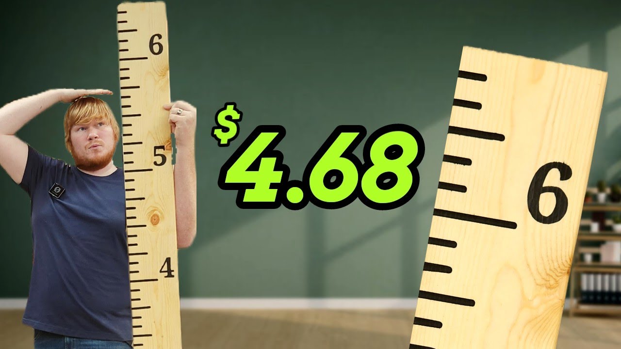 DIY Growth Chart Ruler