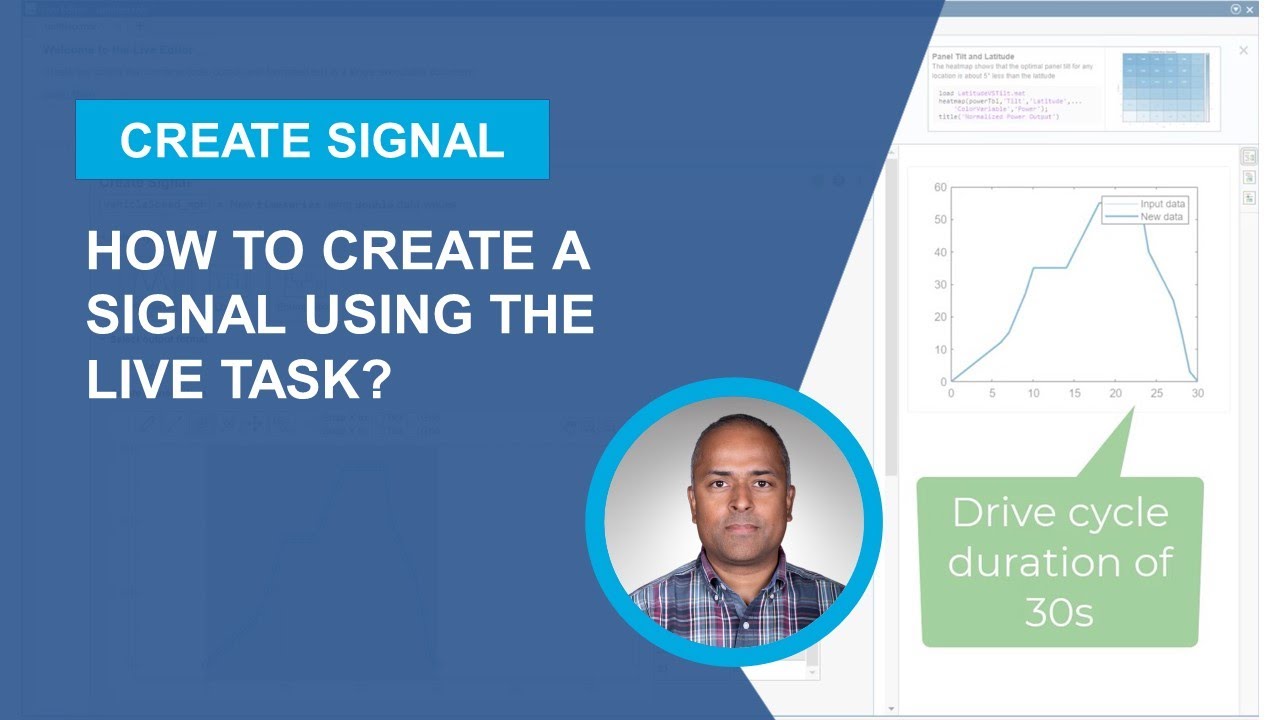 How to Create Signals using Live Editor Task