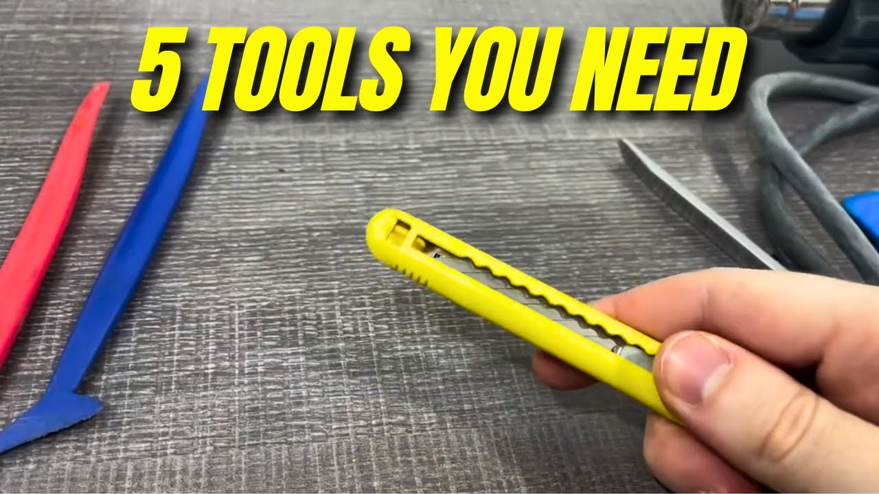 5 Vinyl Wrap Tools for Beginners