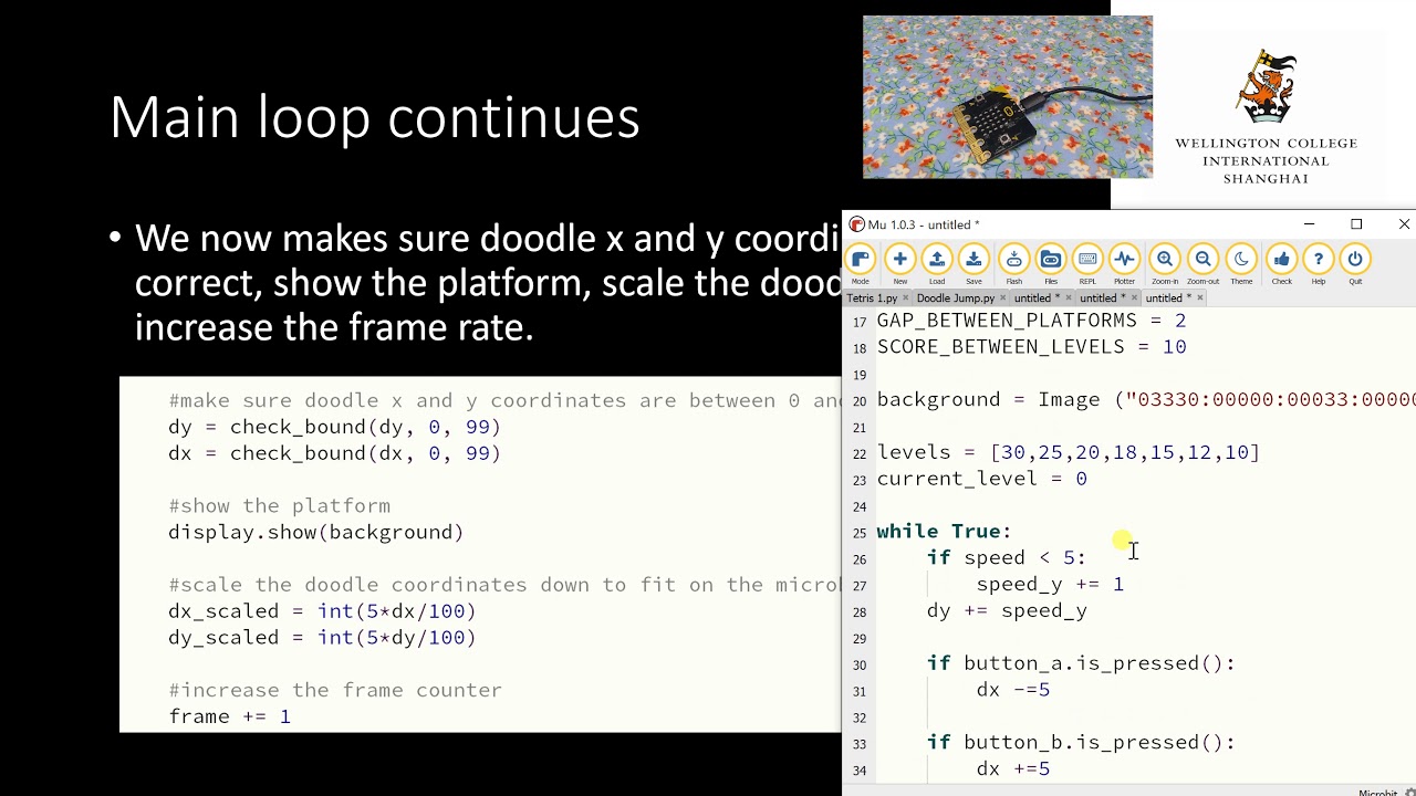 Microbit Doodle Jump