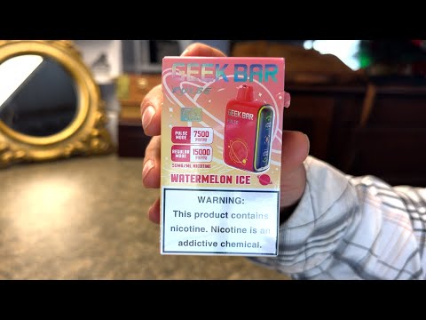 Geek Bar Pulse 7500/15000 Puff Disposable Vape Watermelon Ice Honest Review!