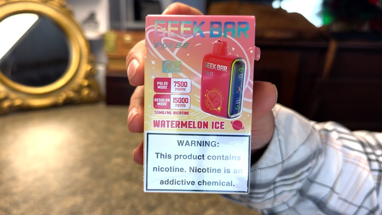Geek Bar Pulse 7500/15000 Puff Disposable Vape Watermelon Ice Honest Review!