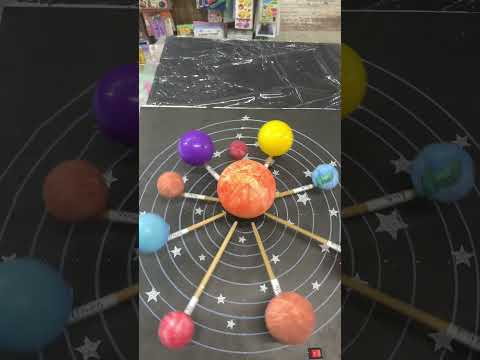 Solar system project | solar system working model 3d |school project #3dmodel #solarsystem