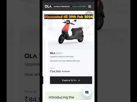 25,000 discount on Ola S1X + 🤑
