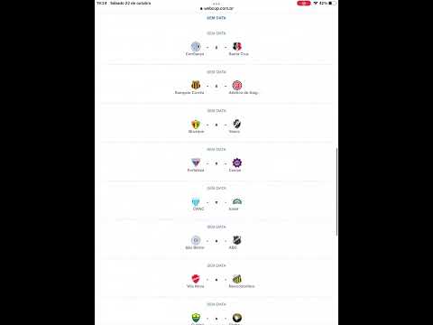 Tabela do Brasileirão Série C 2025 (Fictício)