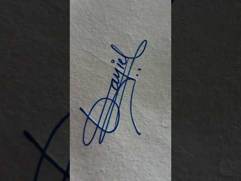 Professional Signature ✍ for Daniel❤ #shorts #short #trending #viral #reels