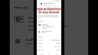 How To Play Batman The Dark Knight Rises Game On Any Android ????% Working