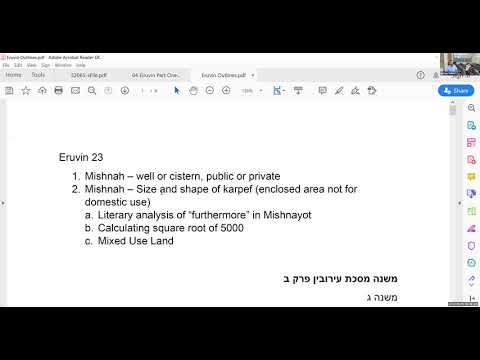 Daf Yomi - Eruvin 23 - Irrational Square Root of 5000