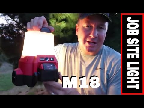 MILWAUKEE M18 LED COMPACT SITE LIGHT- 2144-20 TOOL REVIEW