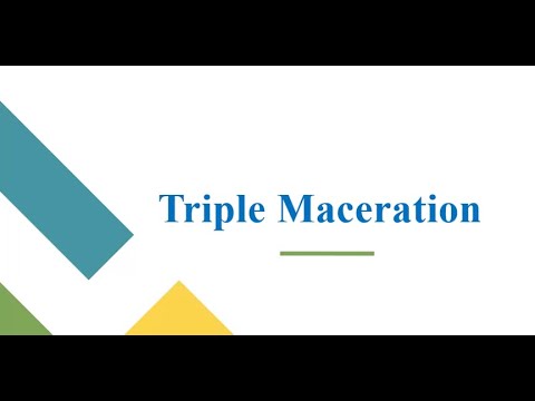 Triple Maceration