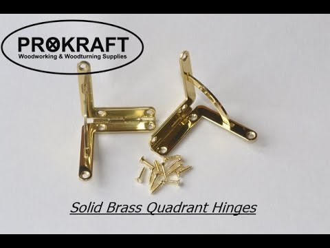 Solid Brass Quadrant Hinges