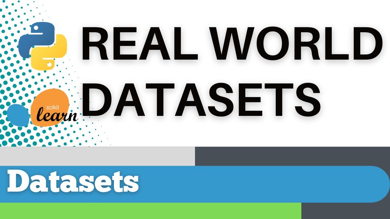 #102: Scikit-learn 99:Datasets 2:  Real world datasets