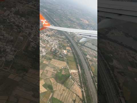 Air India express flight take off views Hyderabad