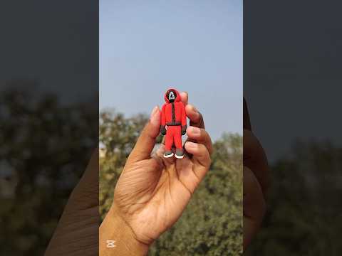 How to make squid game man outfit very easily with clay ๐ฑ#youtubeshorts #viralshorts #diy