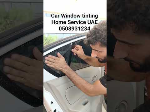 Car Window Tinting Home Service UAE 0508931234 #Fasttint #car #cartint #tintyourcar #tint