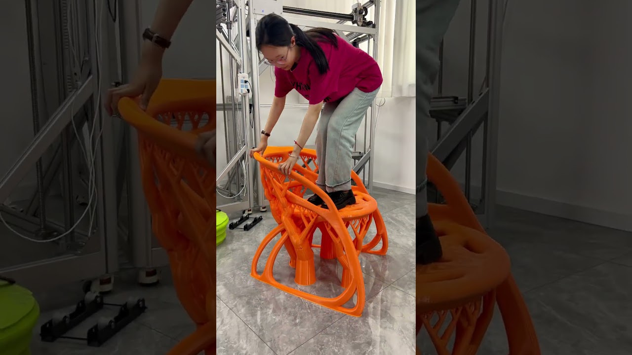We Printed a $2,491 Butterfly Chair on a Dowell 3D Printer! #3dprinter #dowell3d#3dprinting #chair