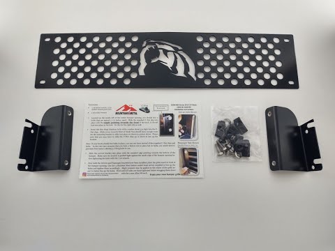 Mountains2Metal Part # 400-150-1 Grille Insert fits Chevy HD Trucks 2015-19 - What's in the box?