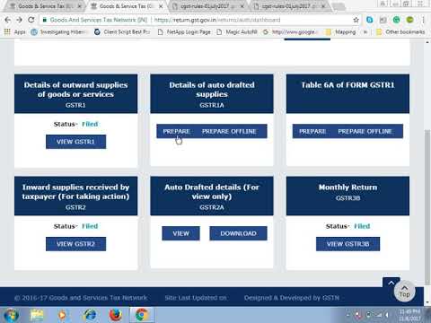 GSTR 1 AND 1A GSTR 2 AND 2A DIFFERENCE