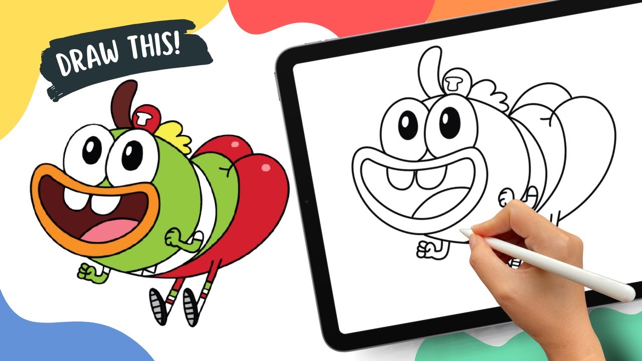 Buhdeuce | Breadwinners - Easy Cartoon Drawing Tutorial