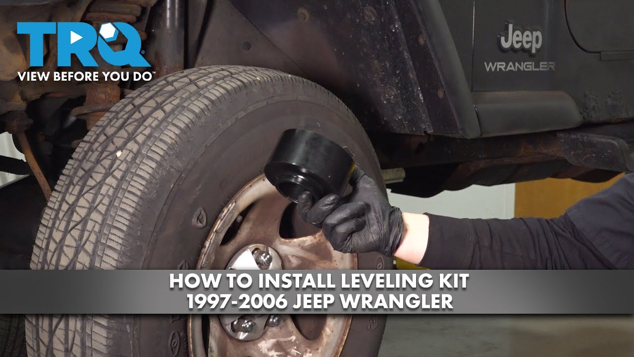How to Install Leveling Kit 1997-2006 Jeep Wrangler