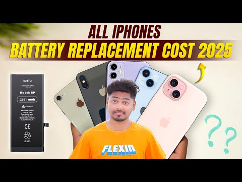 All iPhones Battery Problems & Replacement Cost in 2025 (India)