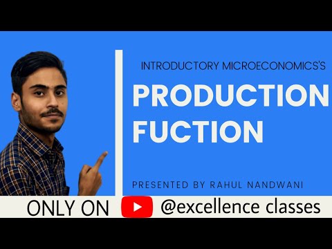 Production Function|Chapter 7|Introductory Microeconomics|Class 11