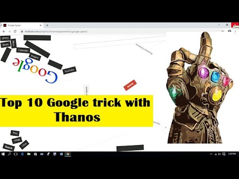 Top 10 leatest Google trick with Thanos 2020