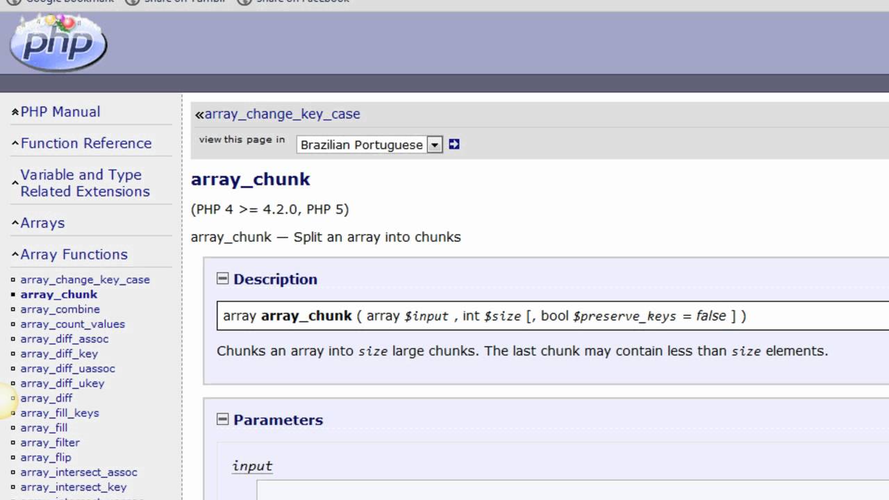 PHP Functions Video Tutorial: array_chunk
