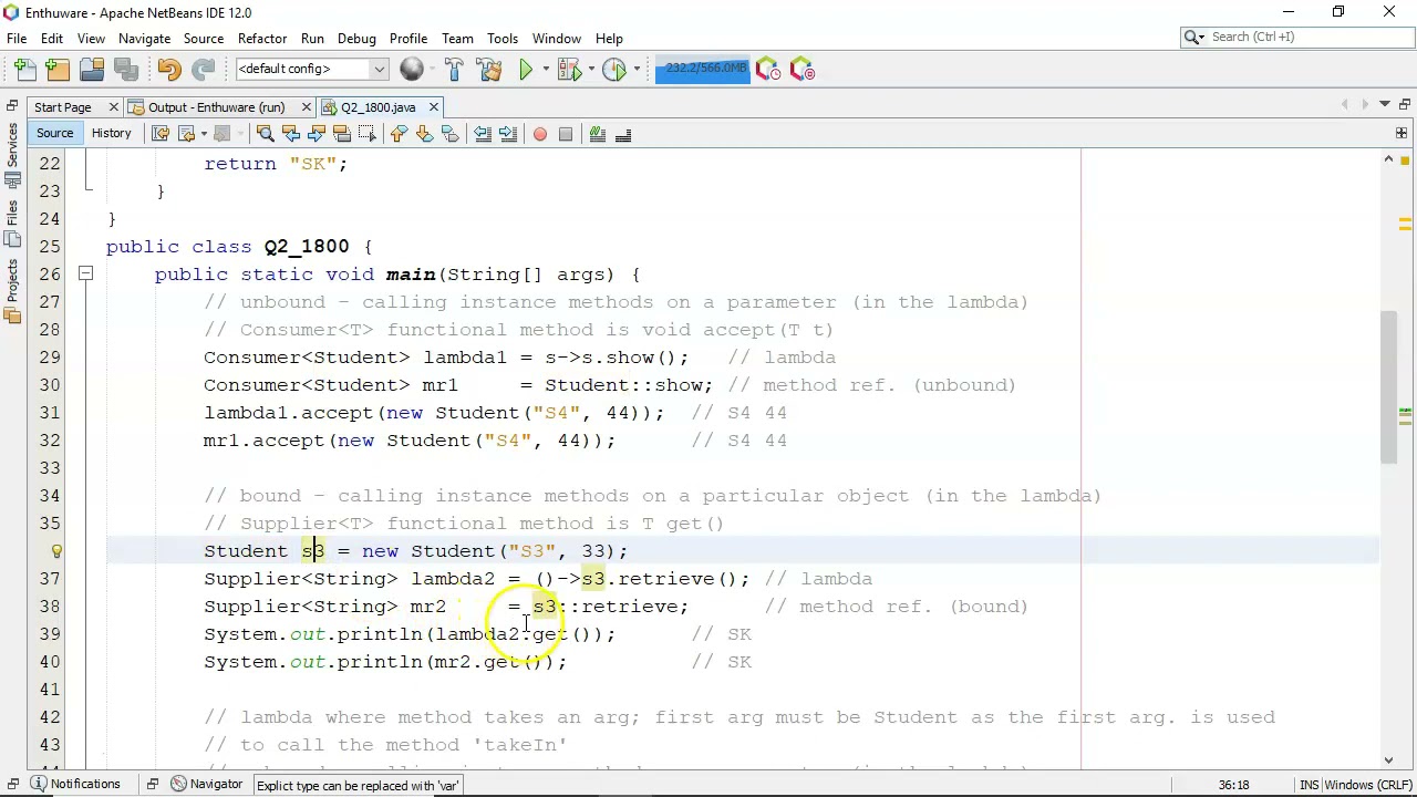 Bound versus unbound Method References