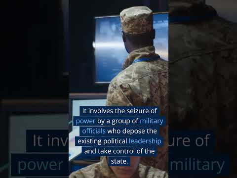 What is a Military coup?