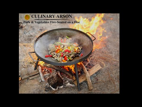 Live-Fire Discada: Pork and Vegetables Grilled on a Hot Tractor Disc...with Craft Beer!
