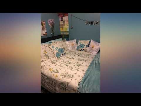 Wake In Cloud - Botanical Duvet Cover Set, 100% Cotton Bedding, Yellow Flowers and review