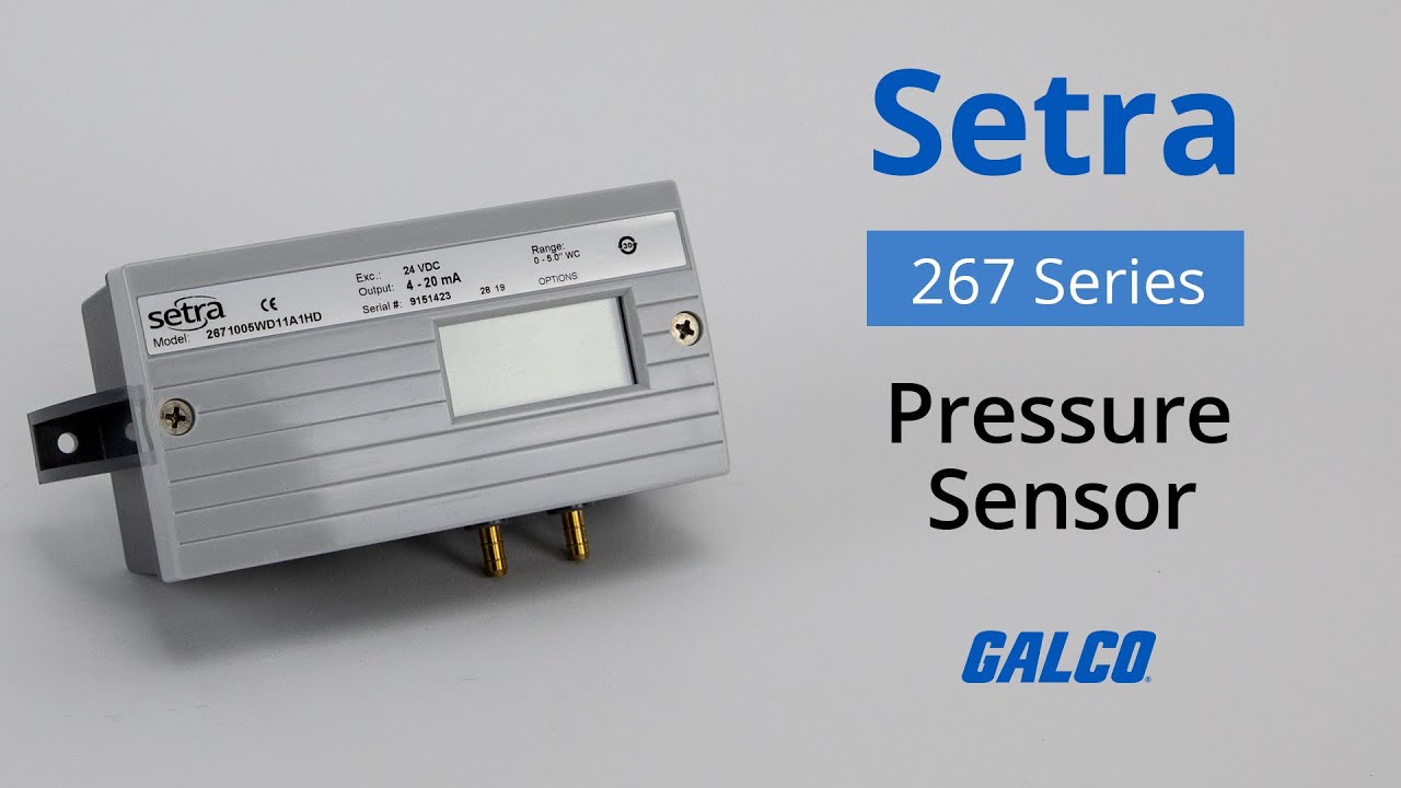 Setra's 267 Series, Pressure Sensor