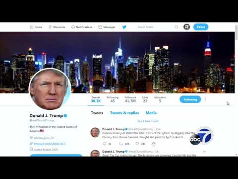 Internet reacts to brief disappearance of President Donald Trump's Twitter account