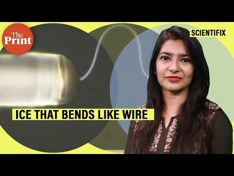 Scientists create a new form of ice that bends like wire without breaking. Here's why it's important