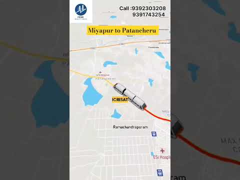 A 13.4 km metro line from Miyapur to Patancheru with 10 stations. #hyderabad #metro #rail