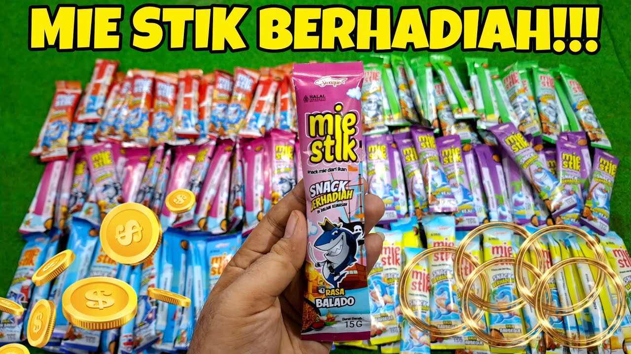 PERTAMA DI DUNIA!!! MIE STIK BERHADIAH!!! CUSS UNBOXING!