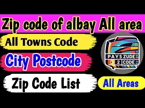 Zip code of albay All area