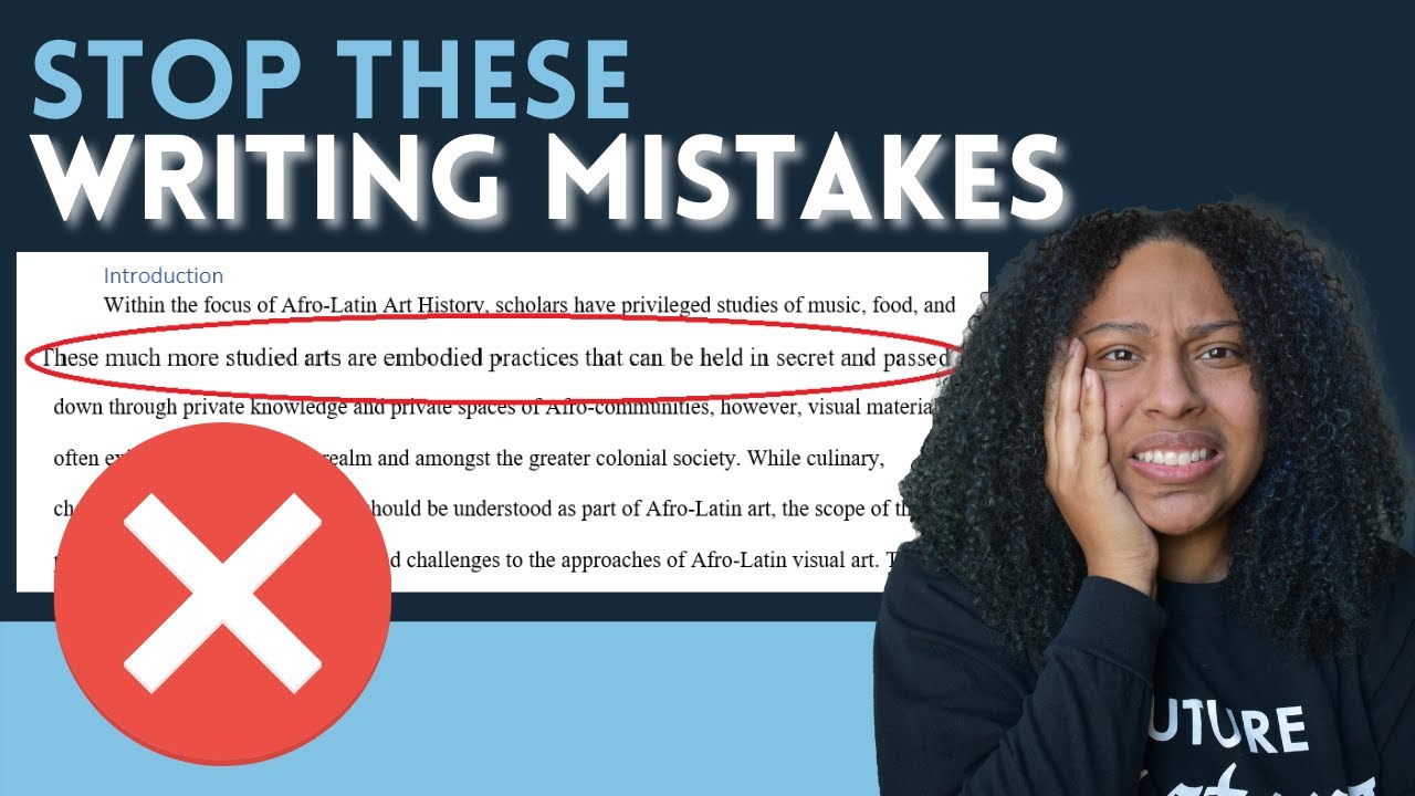 Writing Mistakes 80% of Graduate Students Make & How To Fix Them Quick! Academic Writing Tips