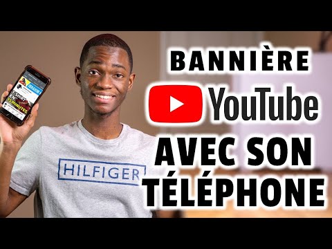 Créer une Bannière YouTube Sur TÉLÉPHONE (CANVA)